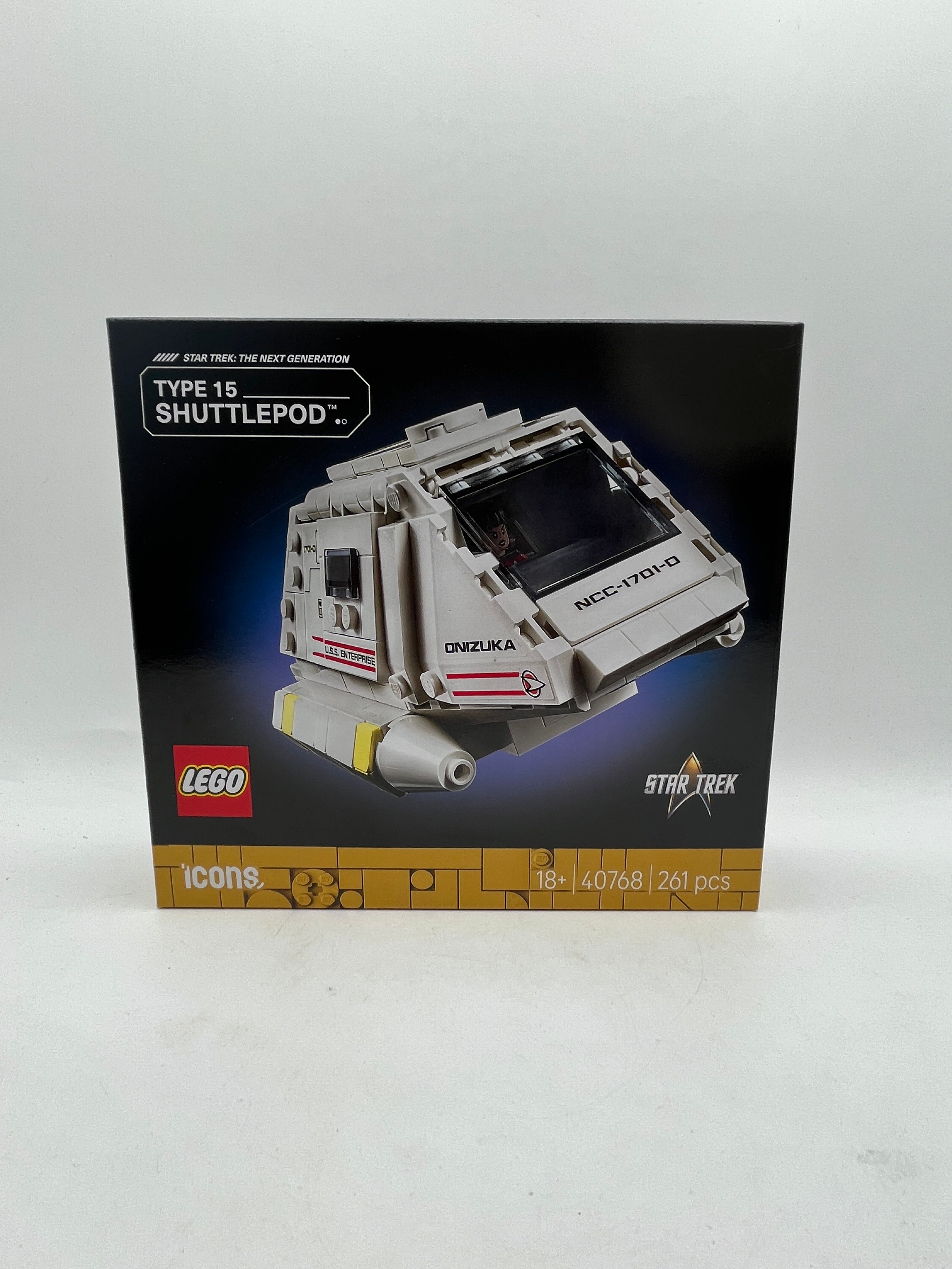LEGO Icons 40768 Star Trek: Type-15 Shuttlepod – New & Sealed Gift Wit ...