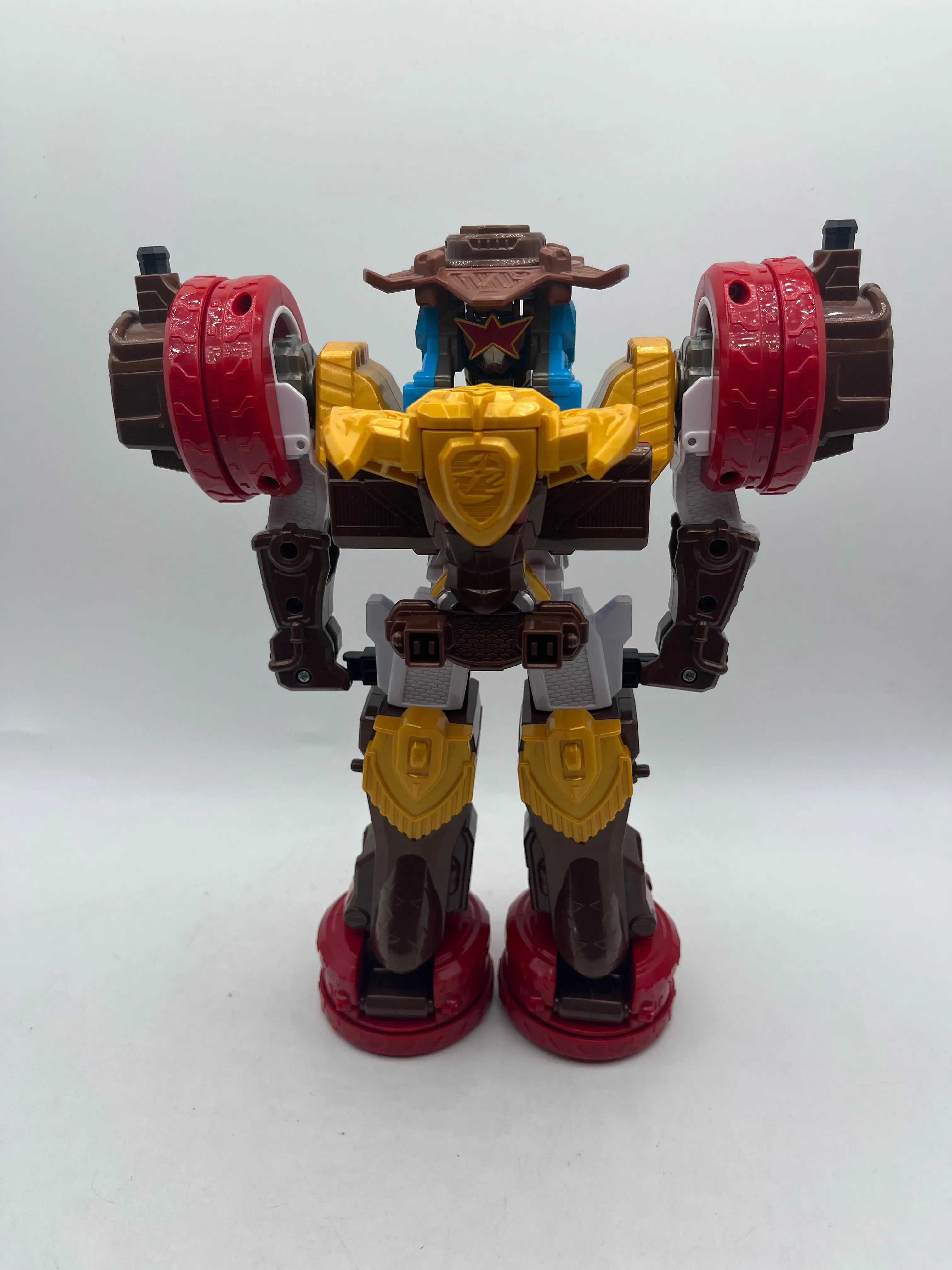 Bandai Power Rangers Ninja Steel Ninninger Bison King Megazord +cobine ...