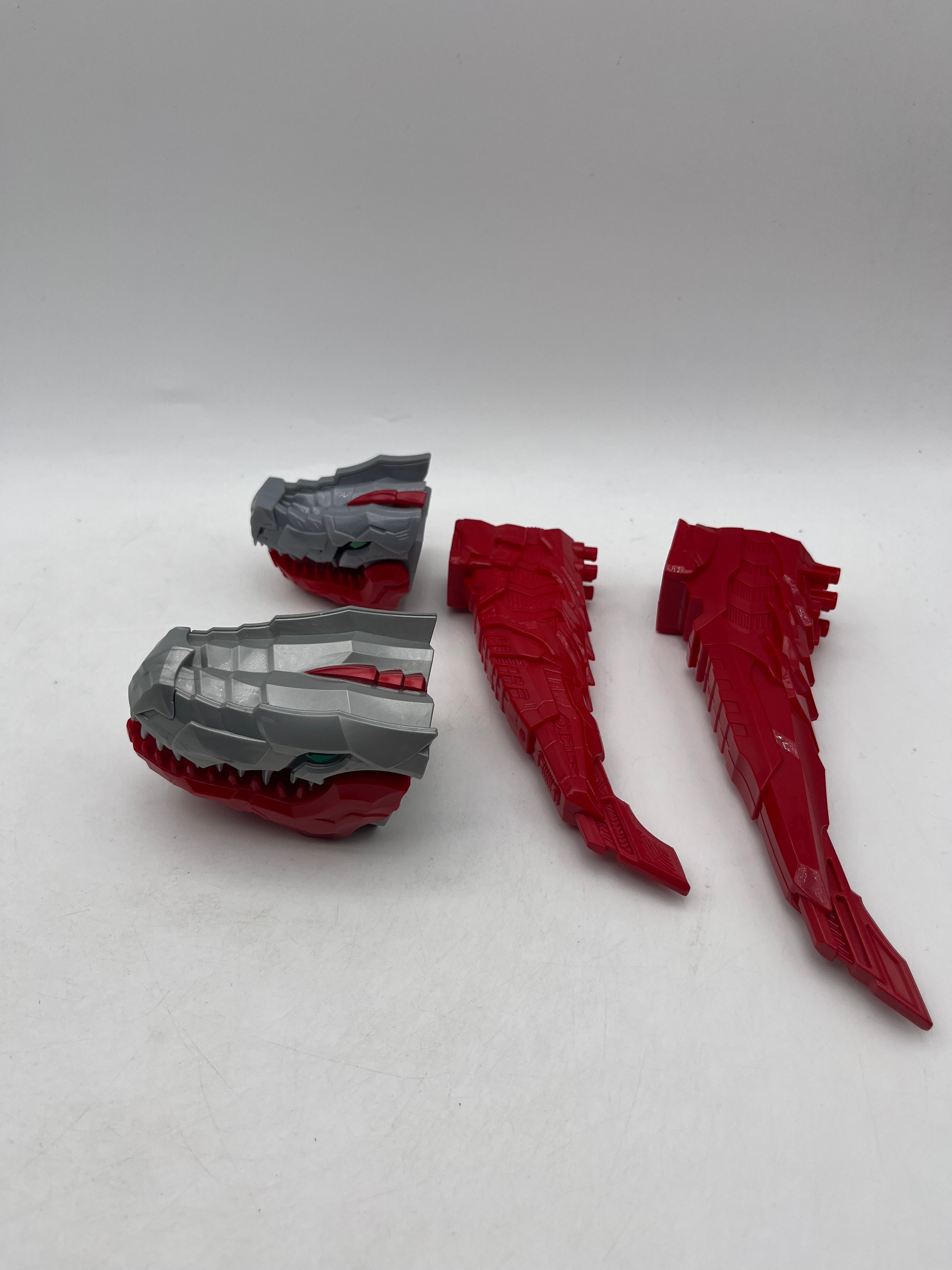 Power Rangers Dino Fury Ryusoulger RyuSoul Red Megazord BANDAI parts ...