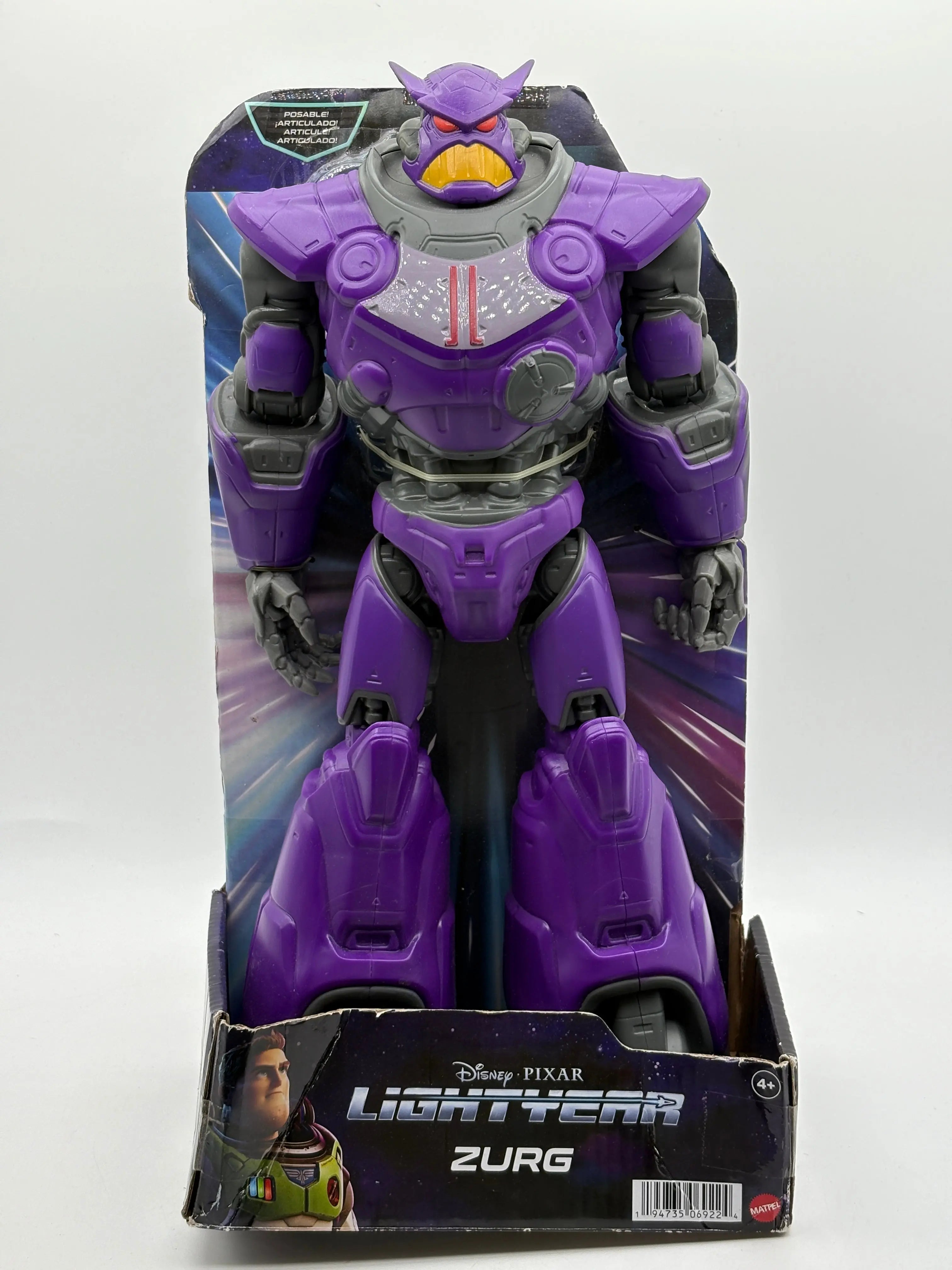 Disney Pixar Lightyear Large Scale Zurg 11" Action Figure 11 Joints ...