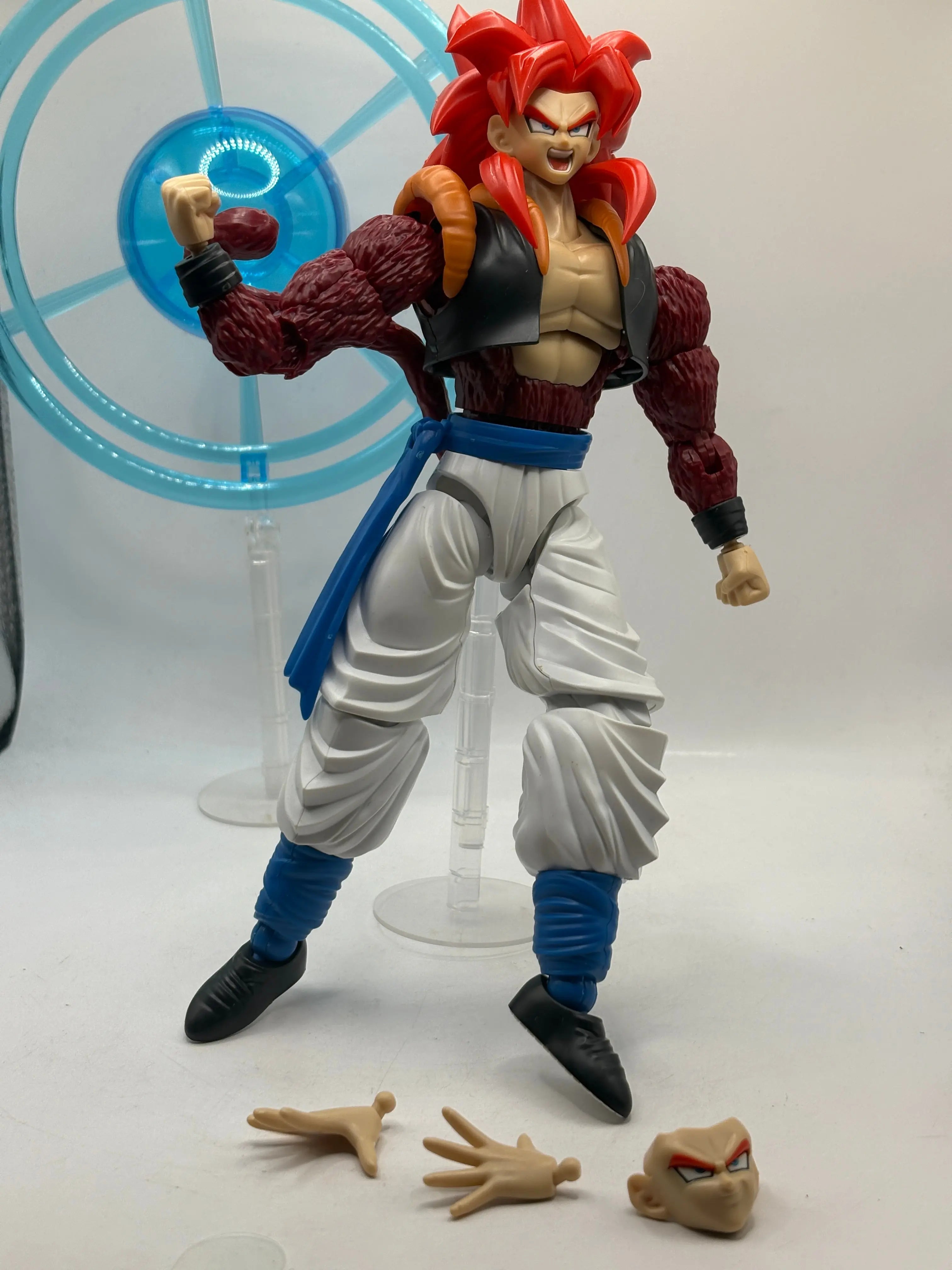 Bandai Figure-Rise Standard Dragon Ball GT SS4 Gogeta Model Kit Loose ...