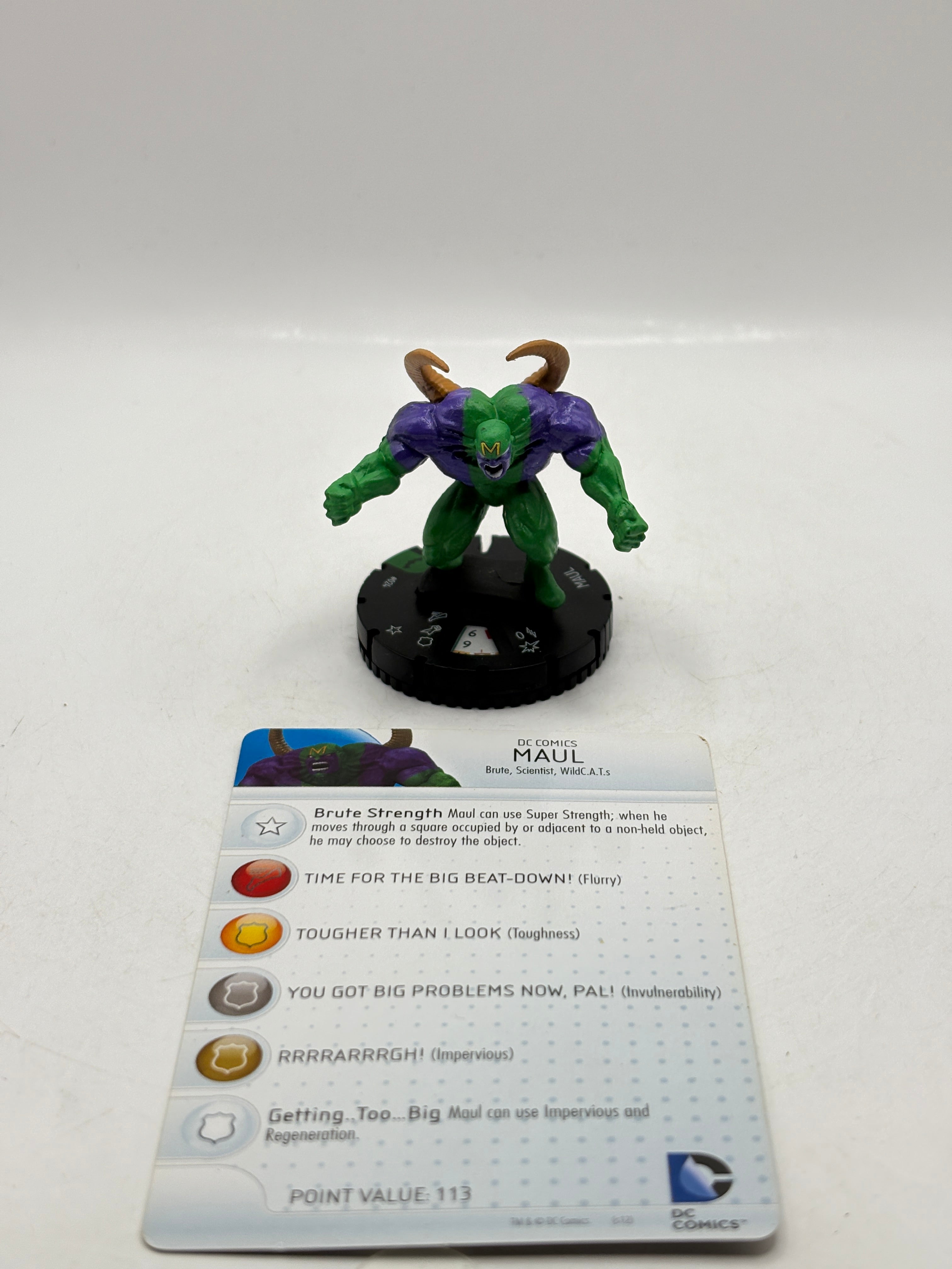 HeroClix DC Comics Maul #024 Loose Figure with Card – FRENLY BRICKS ...