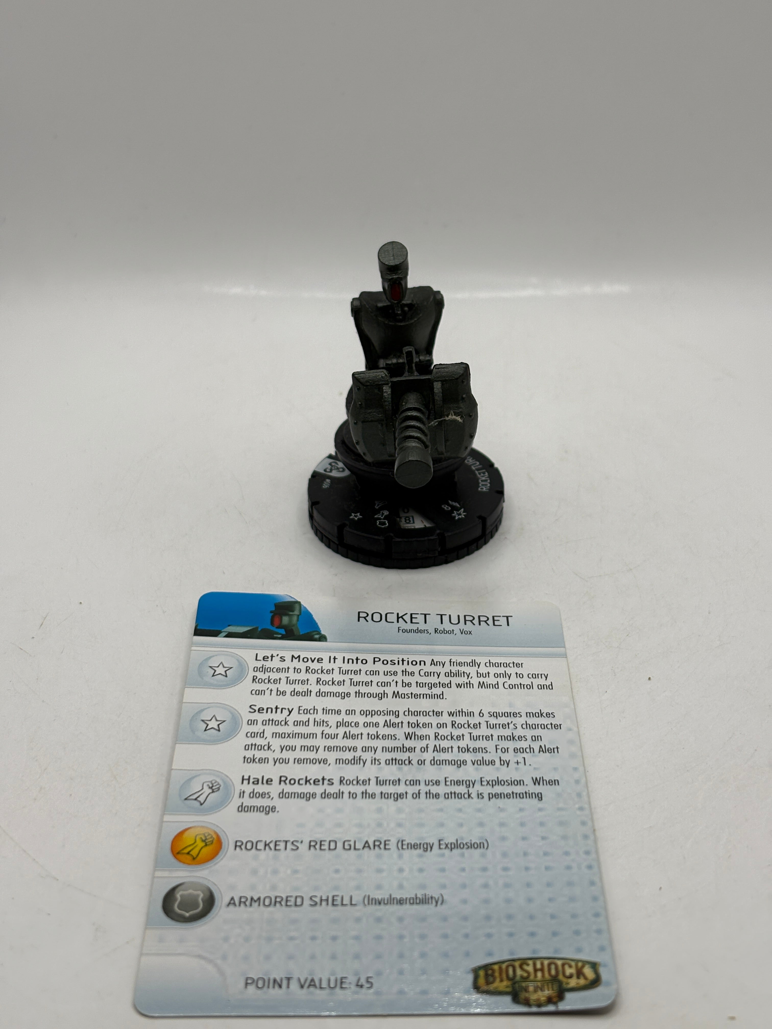 HeroClix Bioshock Infinite - Rocket Turret #006 Loose Figure with Card ...