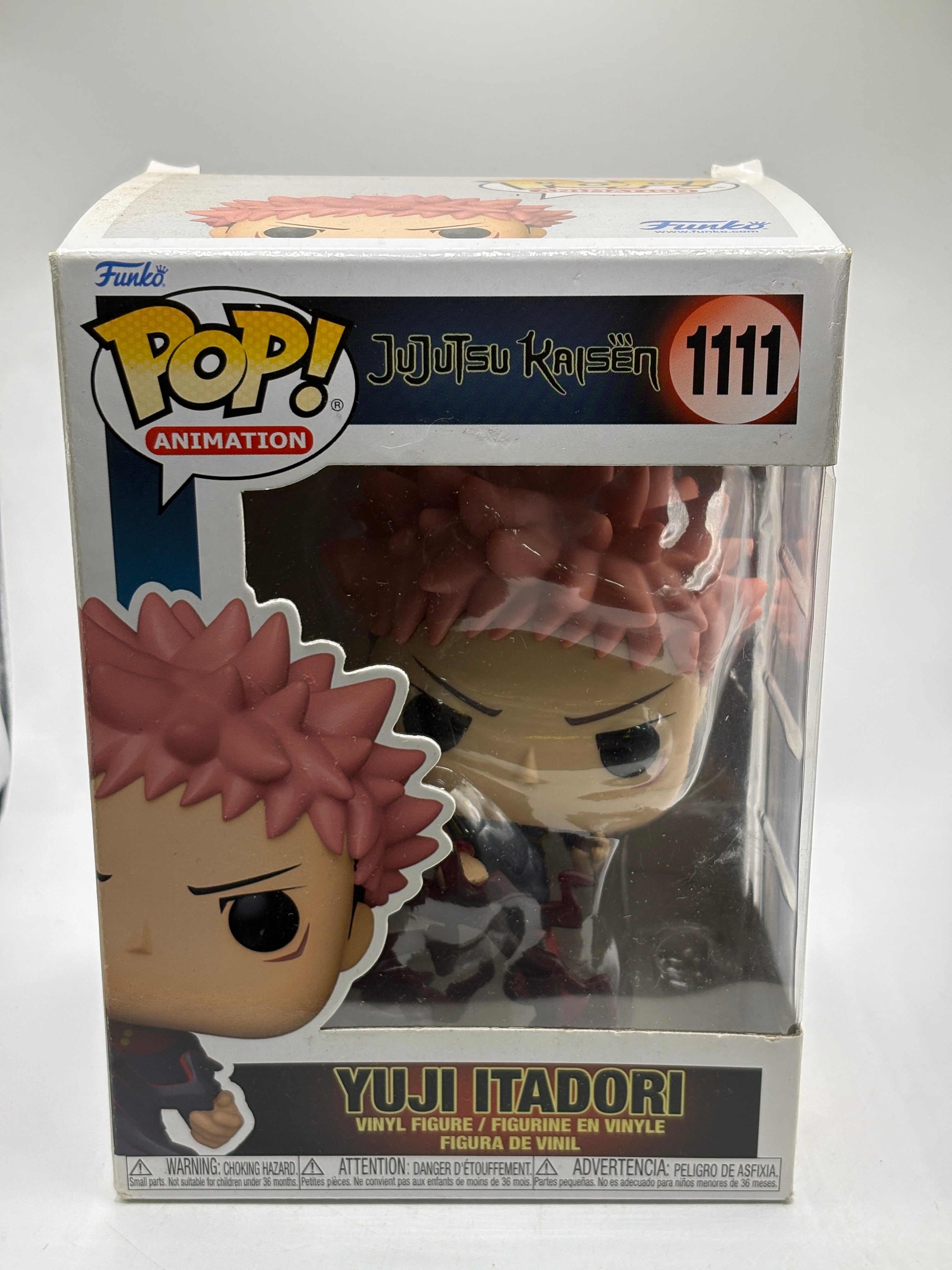 Funko POP! Animation JuJutsu Kaisen #1111 Yuji Itadori Vinyl Figure ...