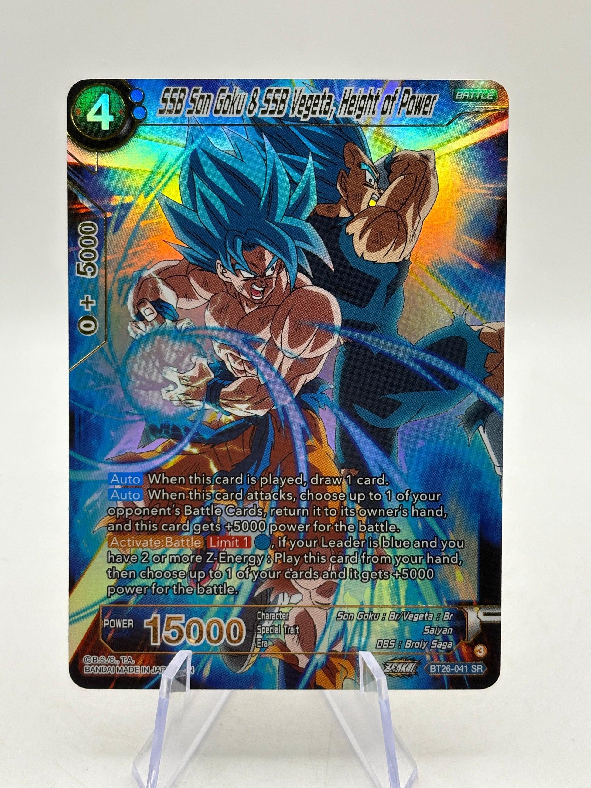 Dragon Ball Super Masters - SSB Som Goku & SSB Vegeta, Height of Power ...