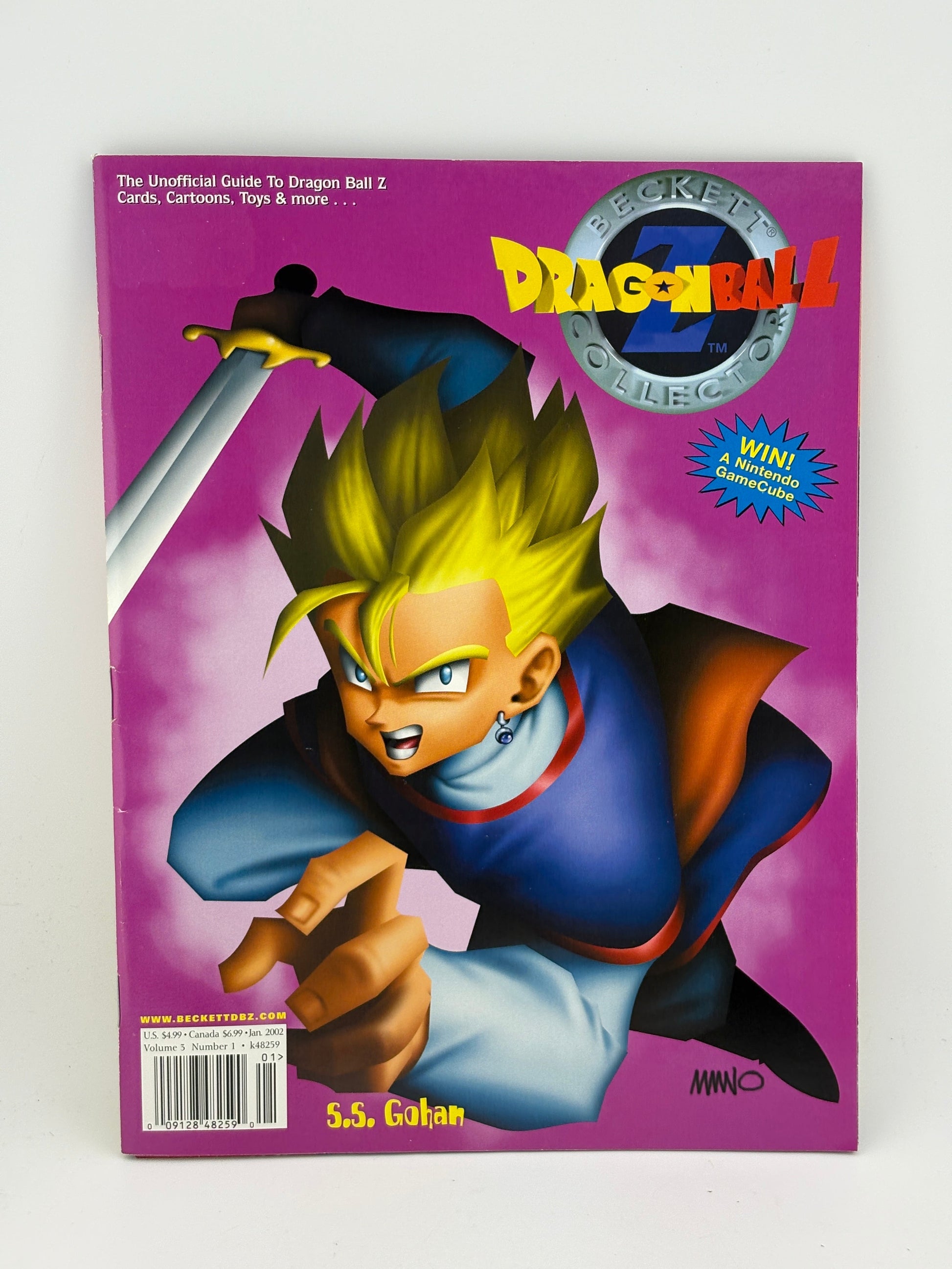 Beckett Collectors Dragon Ball Z Magazine Volume 3 Number 1 SS Gohan ...