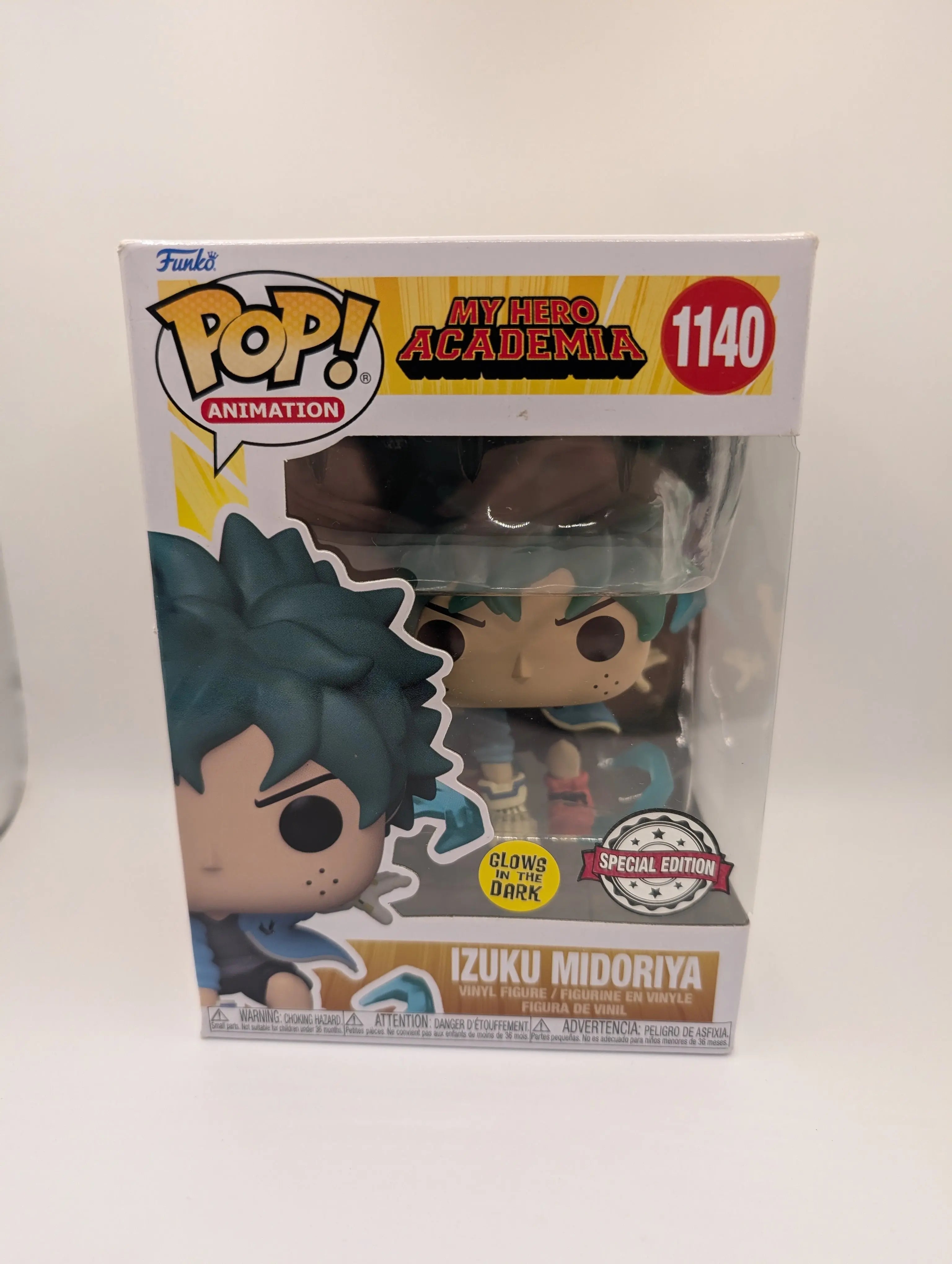 Izuku Midoriya GLOW MHA SE 1140 Funko Pop Vinyl – FRENLY BRICKS - Open ...