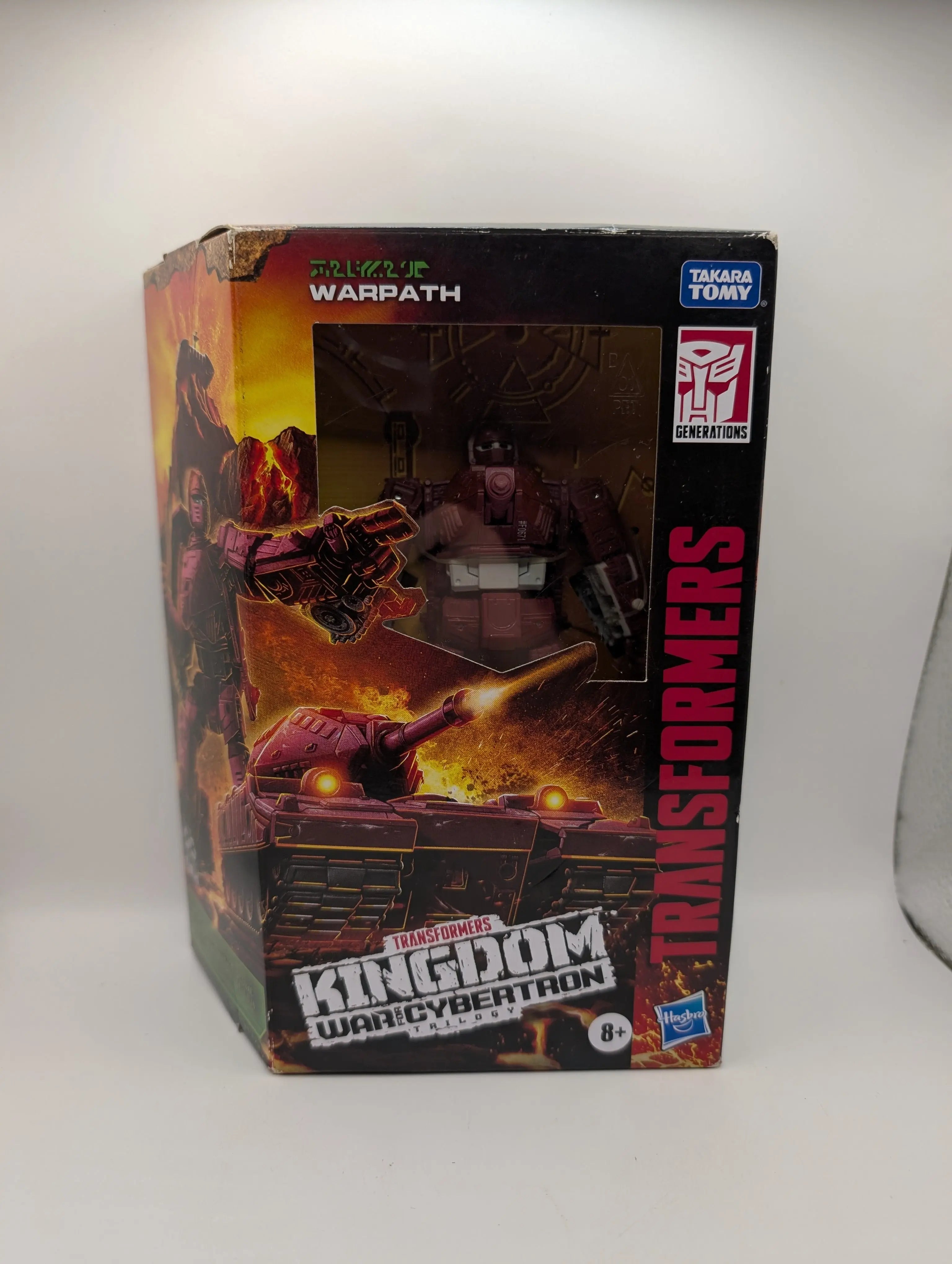 Transformers Generations WFC Kingdom Deluxe WFC-K6 Warpath Action Figu ...