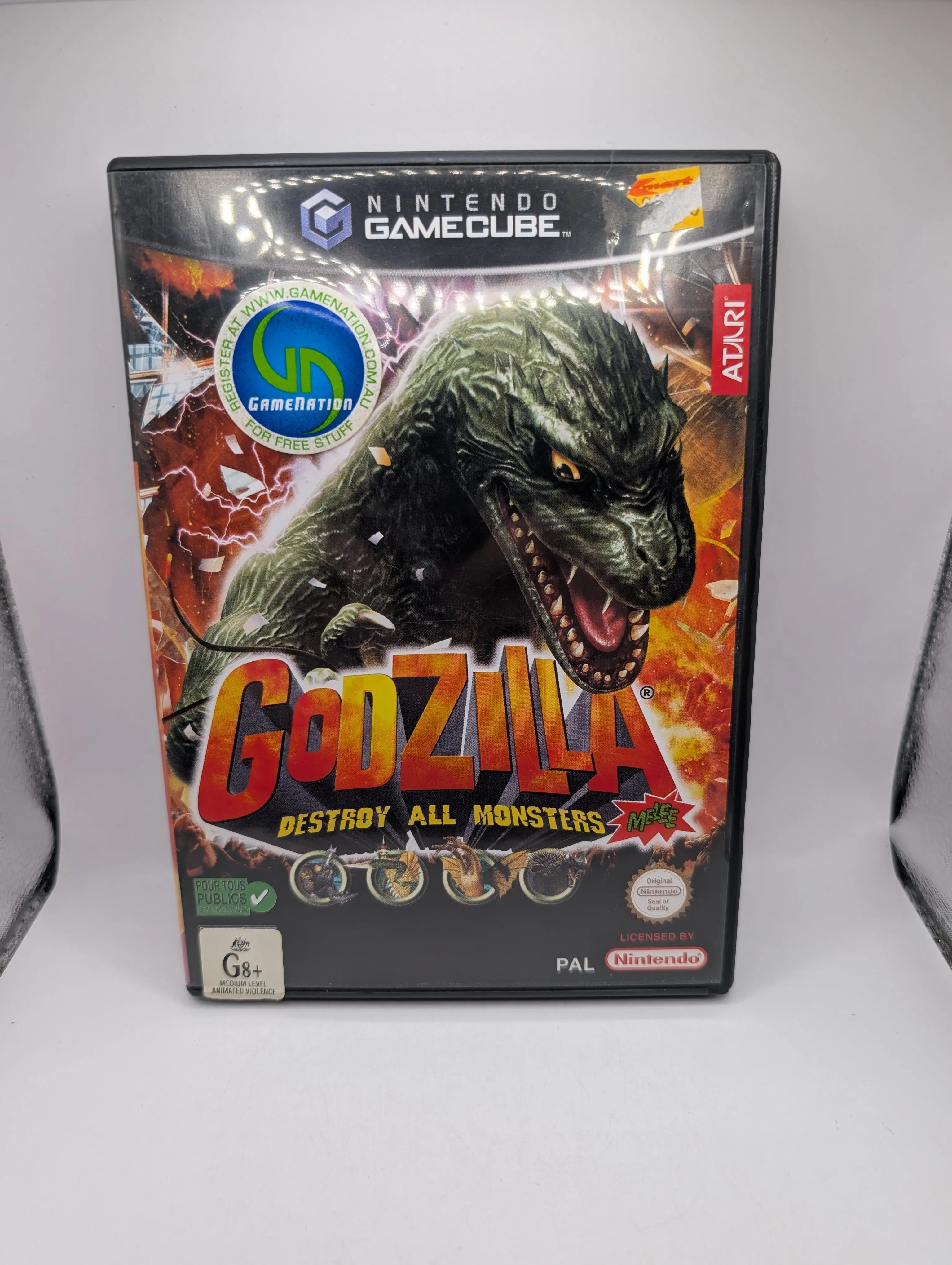 Godzilla Destroy All Monsters Melee Nintendo Gamecube PAL Game, NGC ...