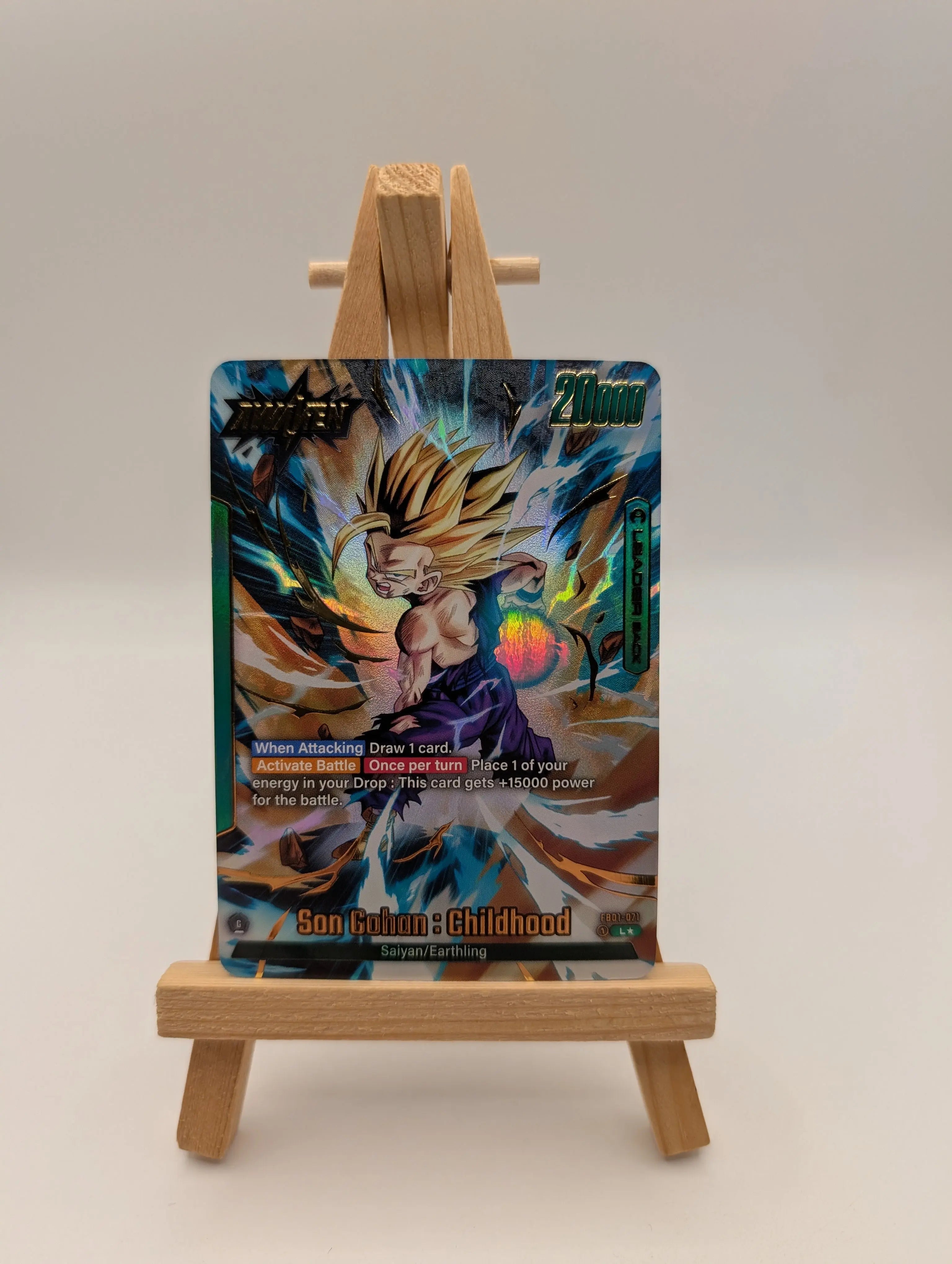 Son Gohan Childhood Leader L FB01-071 Secret Rare Alternate Art Dragon ...
