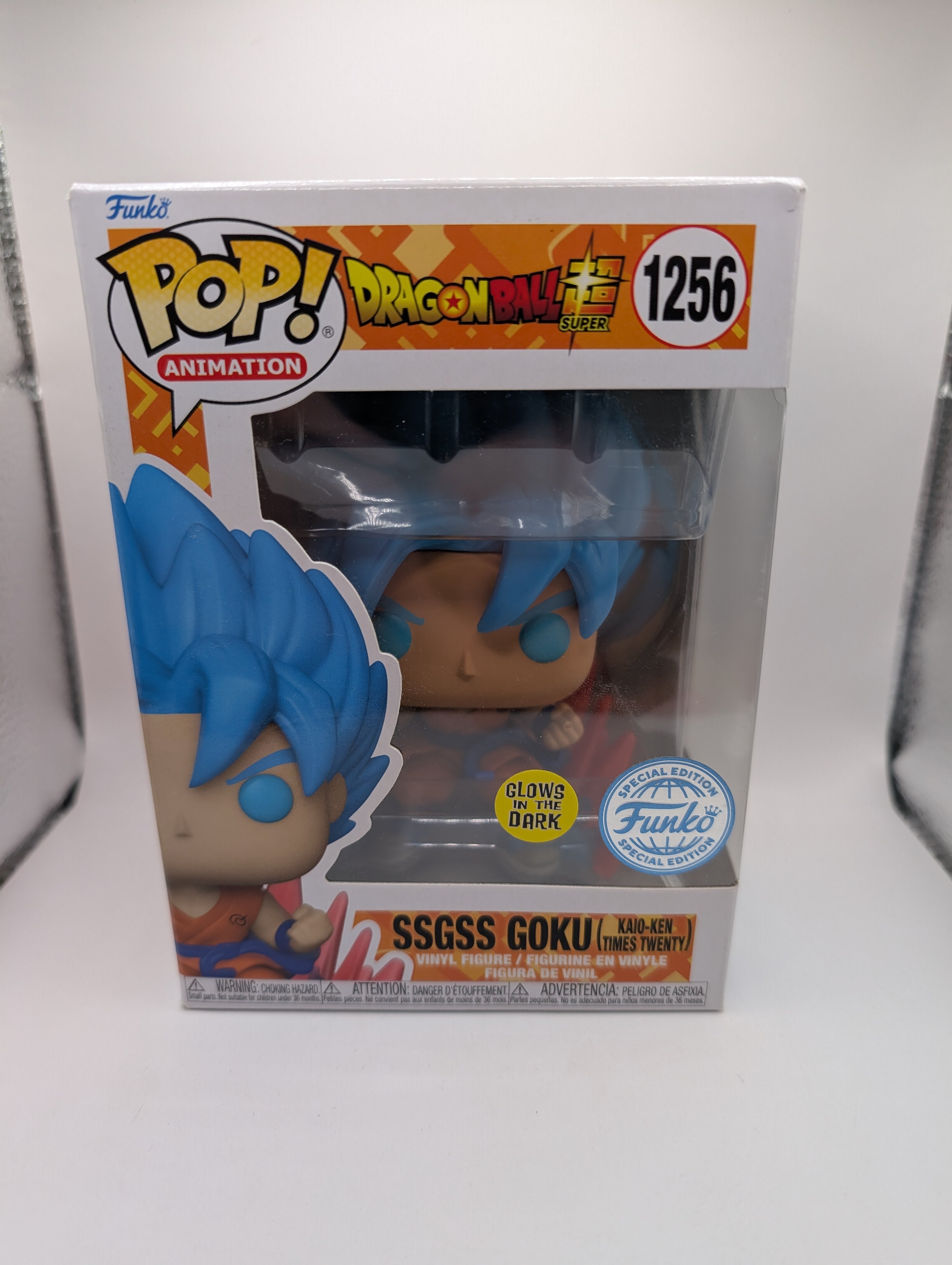 Funko Pop Animation! Dragon Ball Super #1256 SSGSS Goku Kaio-Ken ...